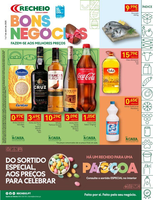 Recheio Folheto - Folheto Antevisão